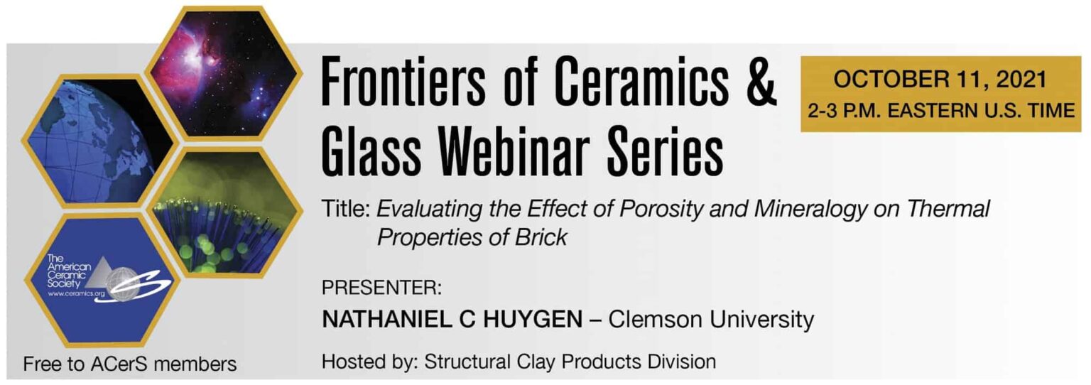 Frontiers of Ceramics & Glass Webinar Series: Evaluating the Effect of ...