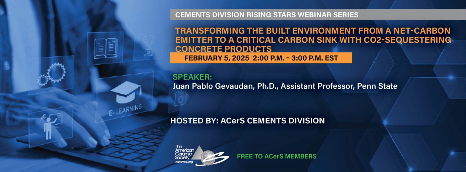 Cements Division Rising Star Webinar Series: Transforming the Built ...