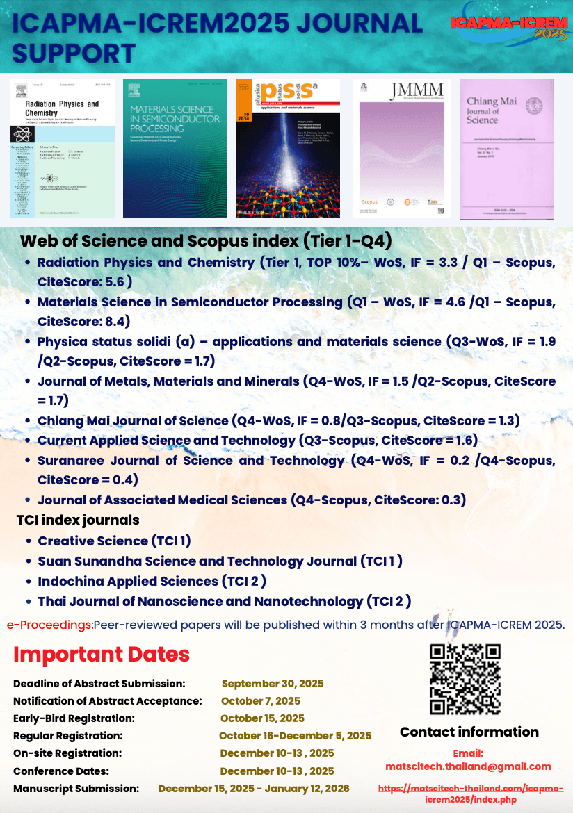 ACerS International Thailand Chapter to co-host the joint international ...